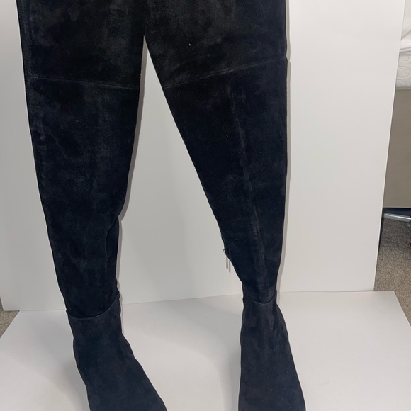 Sam Edelman | Shoes | Sam Edelman Pam Boots Over The Knee Suede Stretch ...